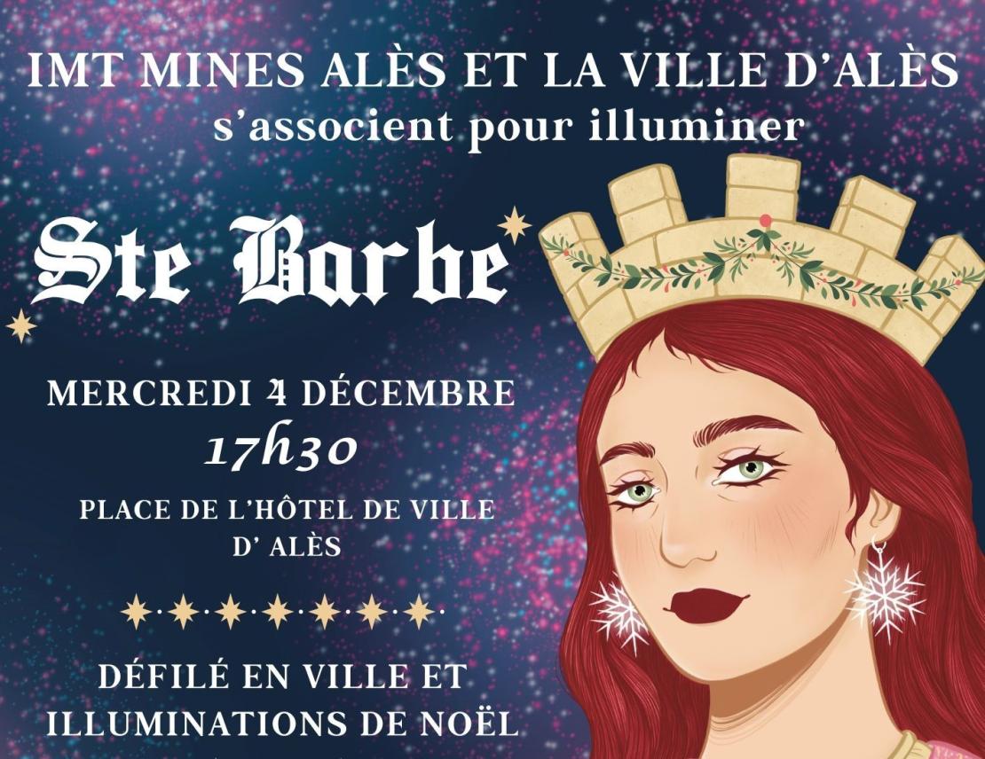 Venez fêter la Sainte-Barbe avec nous ! - 4 décembre 2024 | IMT Mines Alès